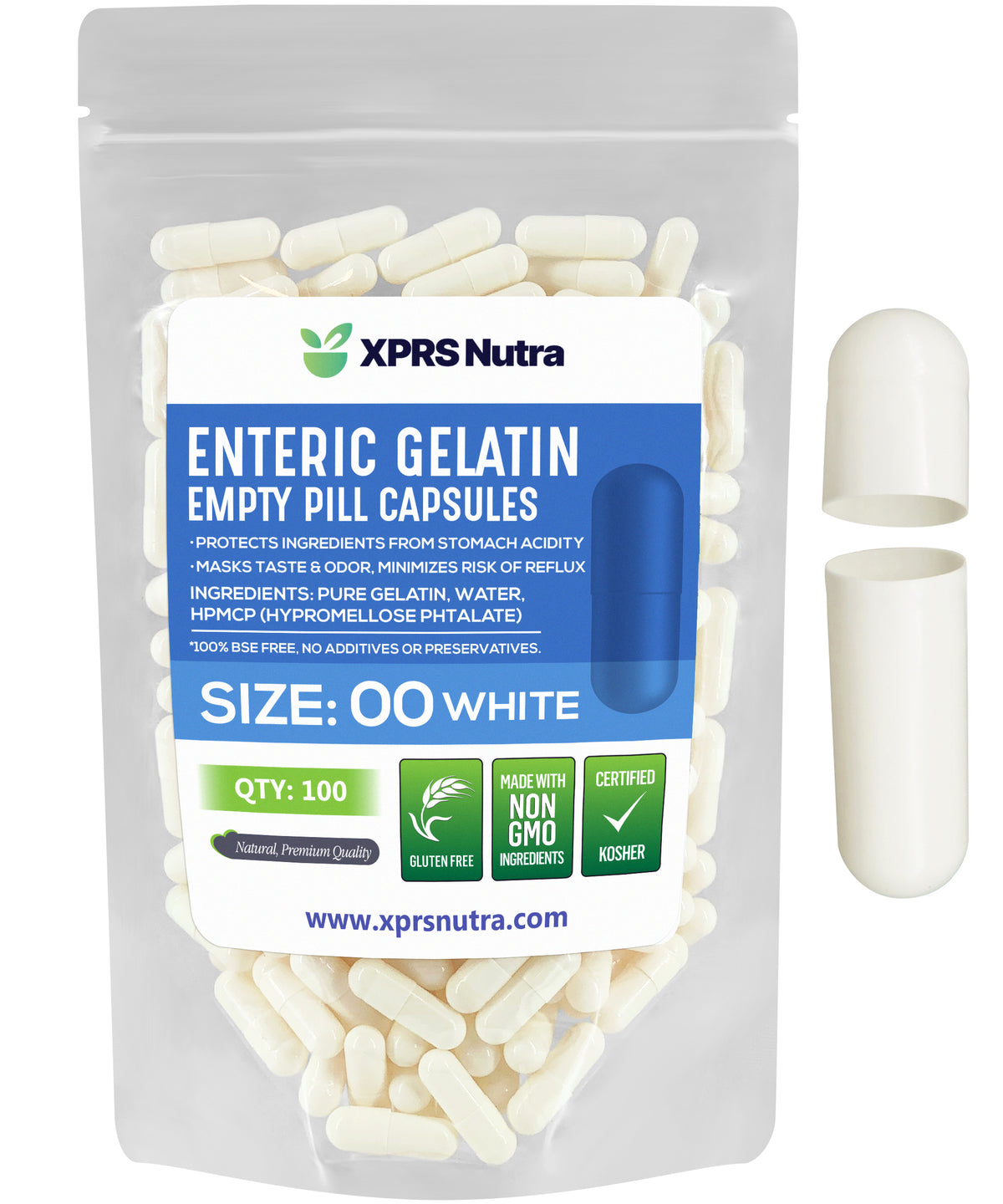 Enteric Coated Capsules – XPRS Nutra