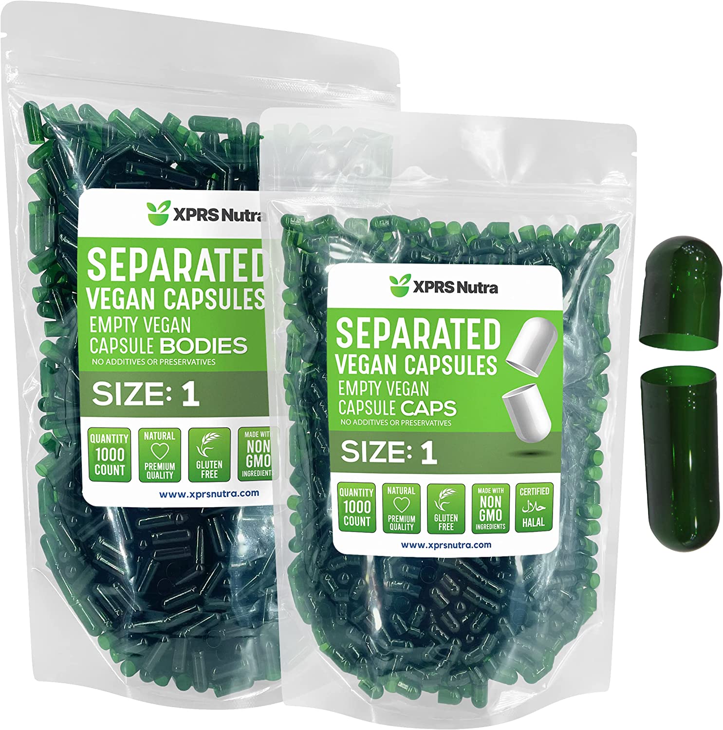 Separated Vegan Capsules – XPRS Nutra