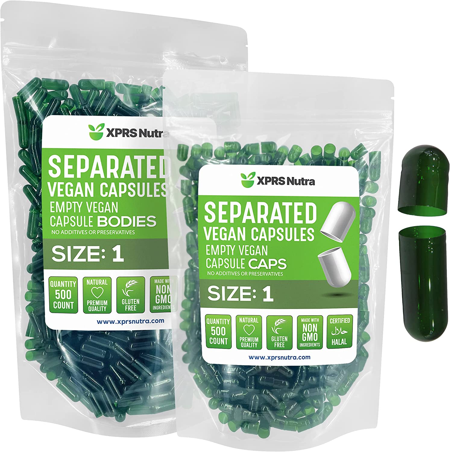 Separated Vegan Capsules – XPRS Nutra