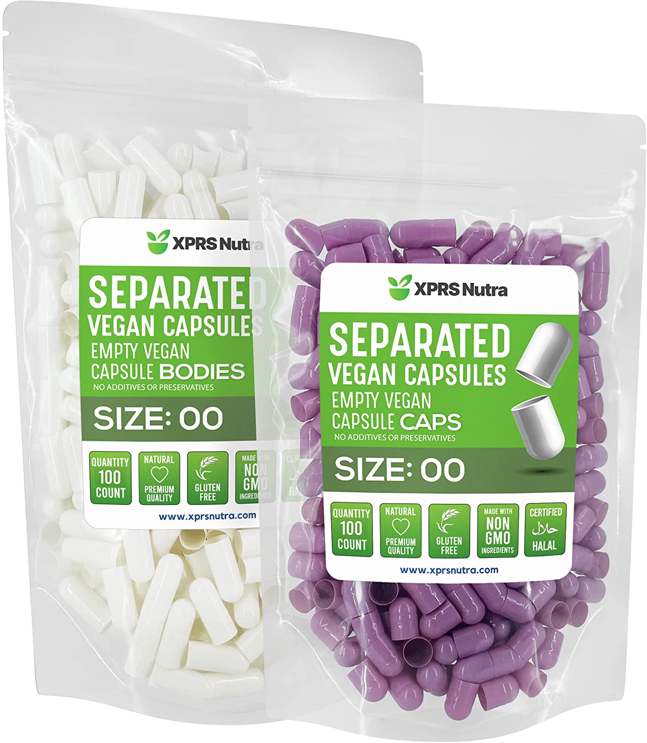 Separated Vegan Capsules – XPRS Nutra